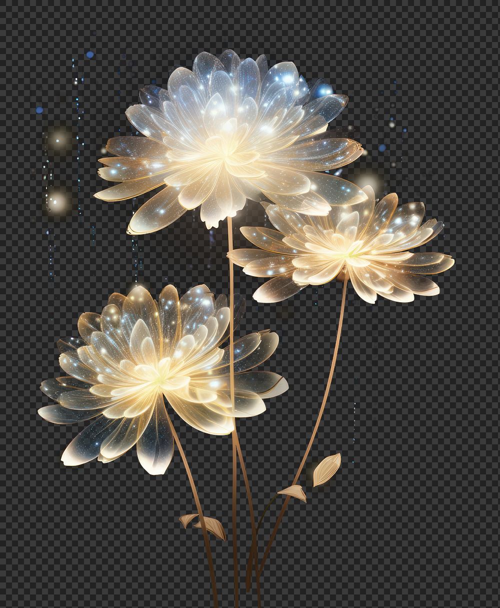 Flower chandelier lighting blossom. | Premium PNG - rawpixel