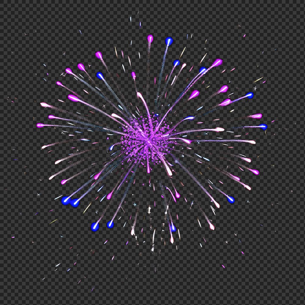PNG Vibrant colorful fireworks explosion | Free PNG - rawpixel