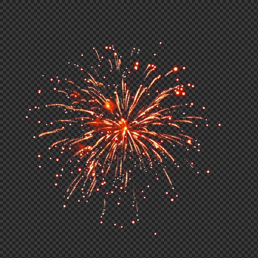 PNG Bright golden fireworks sky | Free PNG - rawpixel