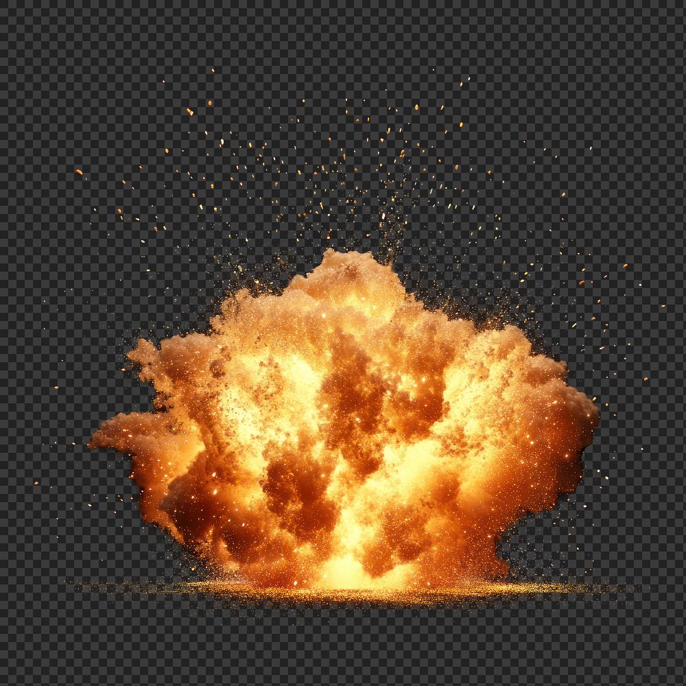 PNG Dramatic fiery explosion effect | Free PNG - rawpixel