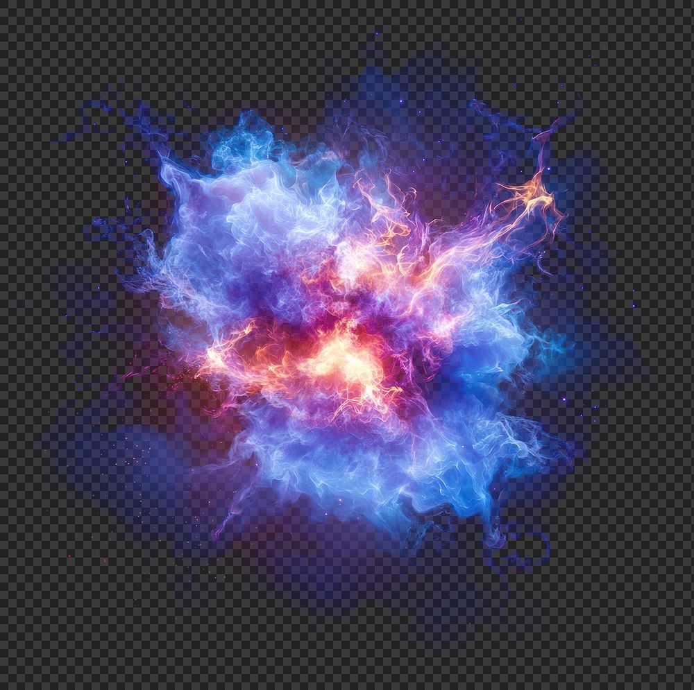 PNG Explosion nebula energy space. | Premium PNG - rawpixel