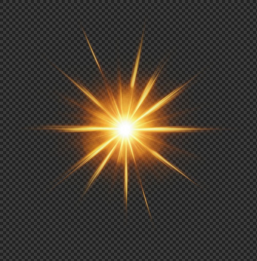 PNG An isolated gold blink | Free PNG - rawpixel