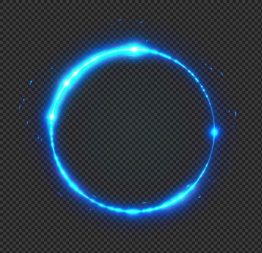 PNG An isolated blue blink | Free PNG - rawpixel