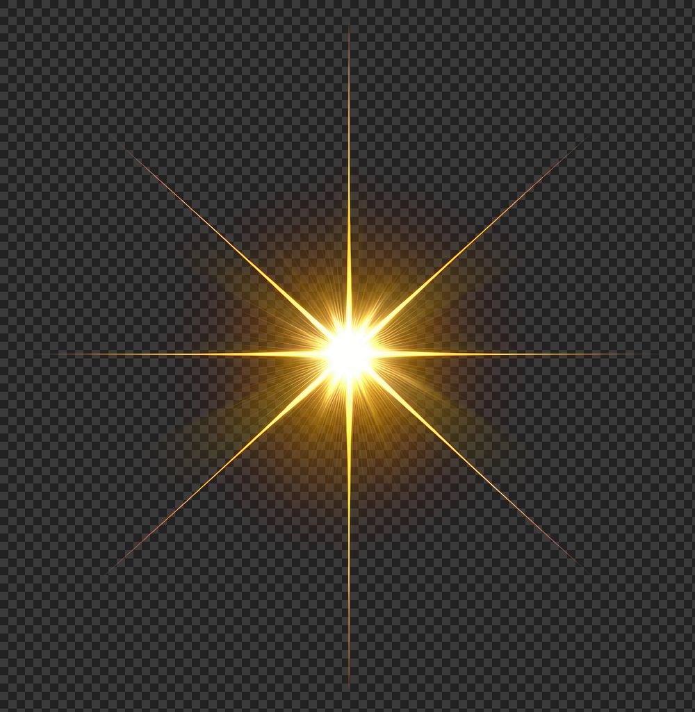 PNG An isolated gold blink | Free PNG - rawpixel