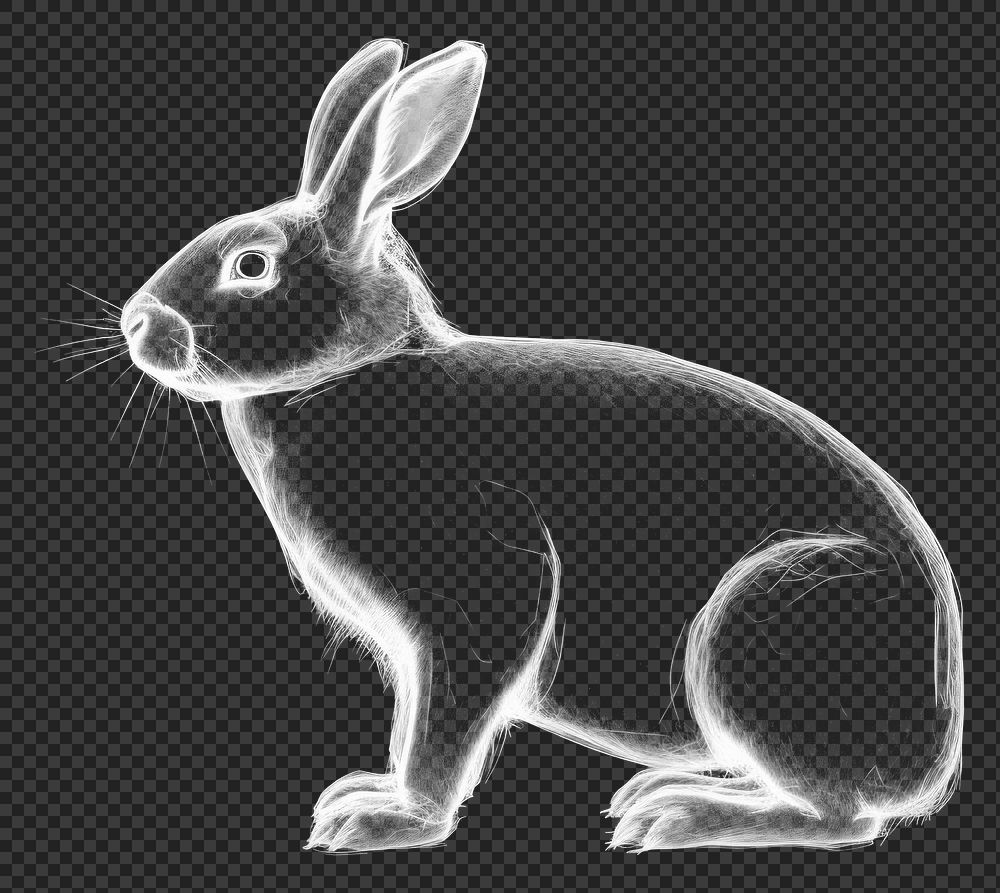 PNG Rabbit diagram animal mammal. | Free PNG - rawpixel
