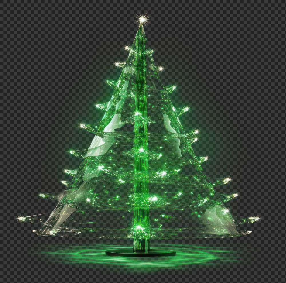 PNG Glow christmas tree illuminated | Free PNG - rawpixel