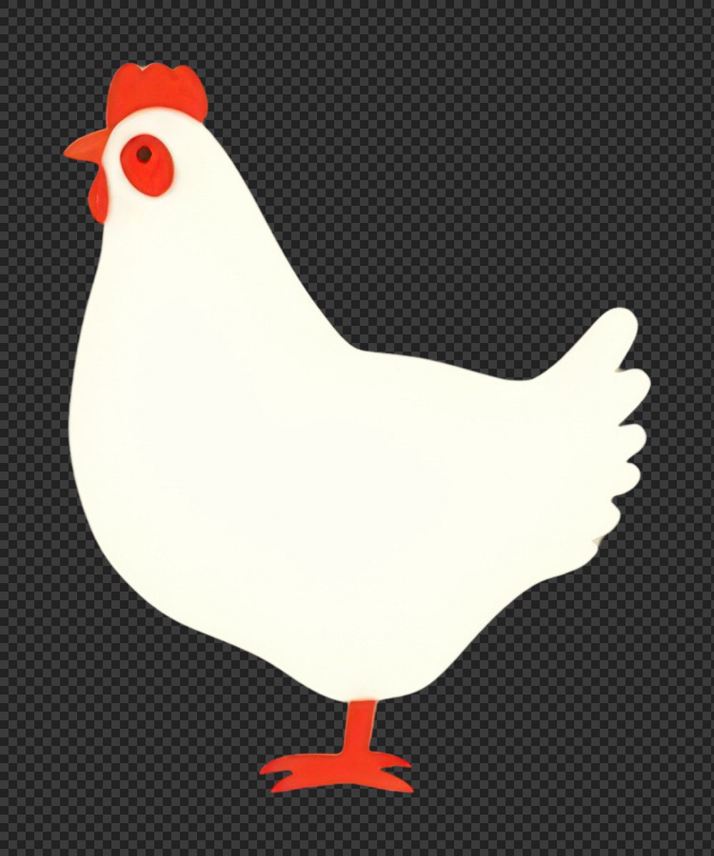 PNG Illustration simple chicken poultry | Premium PNG - rawpixel