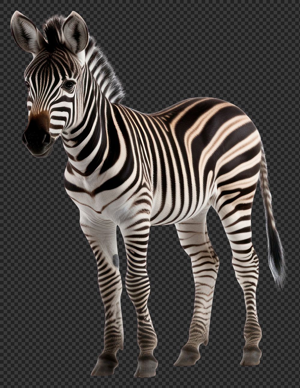 PNG Baby zebra wildlife standing | Premium PNG - rawpixel