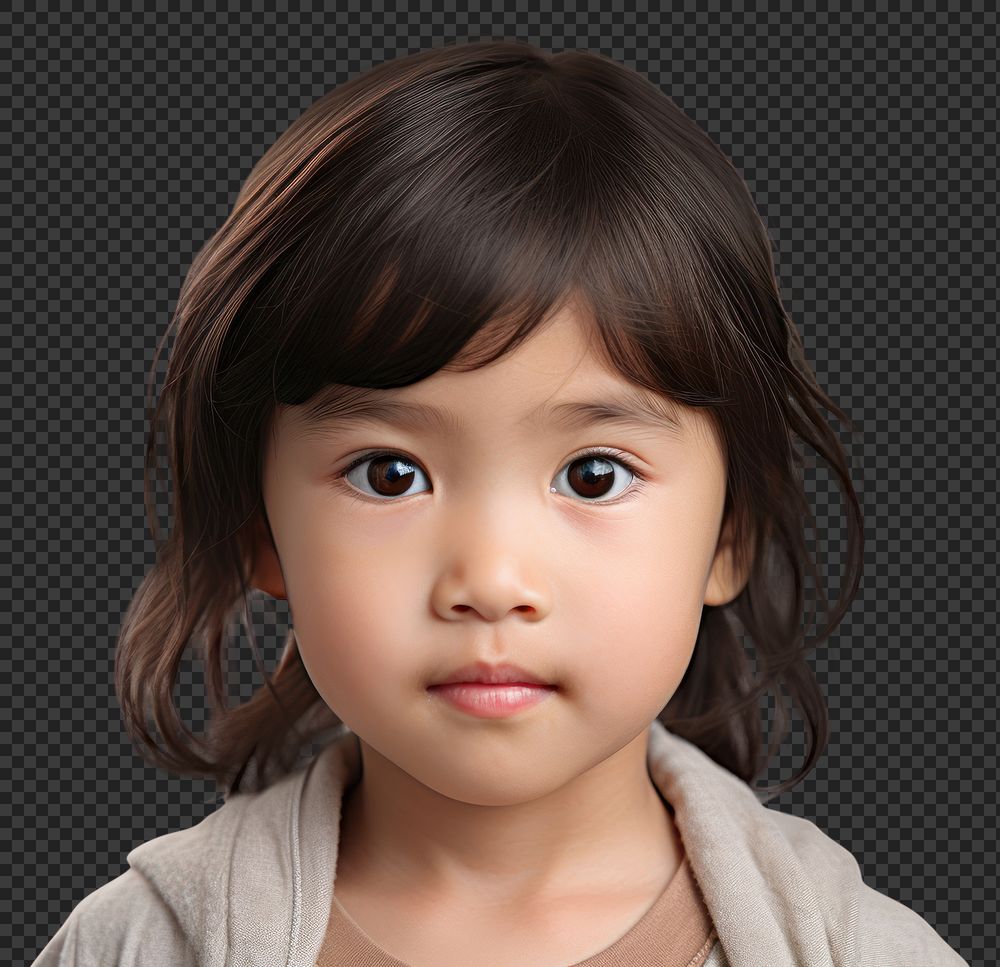 PNG Portrait baby photography hairstyle. | Free PNG - rawpixel