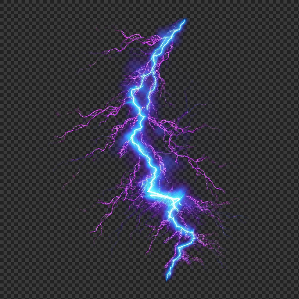Neon Thunder Night Cloud Images | Free Photos, PNG Stickers, Wallpapers ...