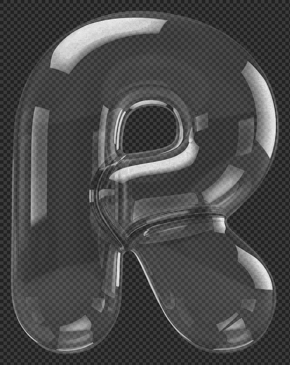 Letter R glass number bathroom. | Premium PNG - rawpixel