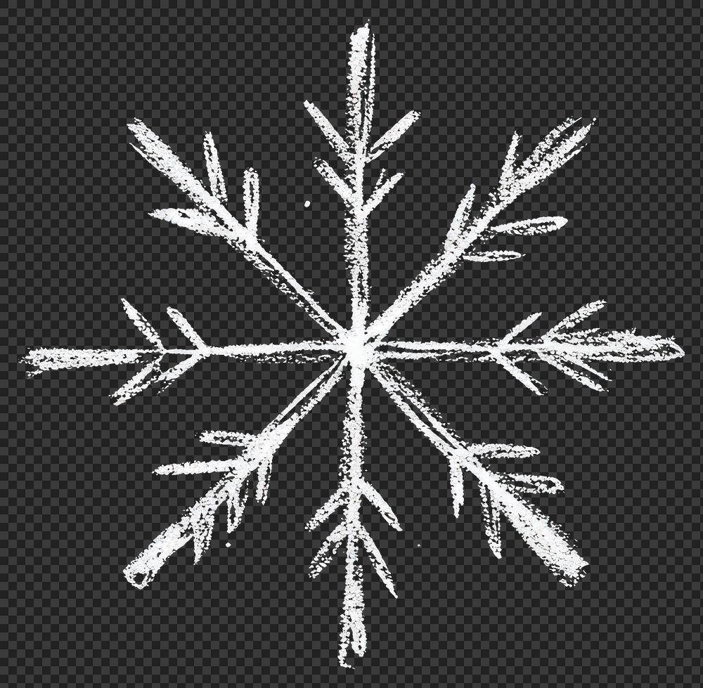 PNG white snowflake symbol illustration | Free PNG - rawpixel
