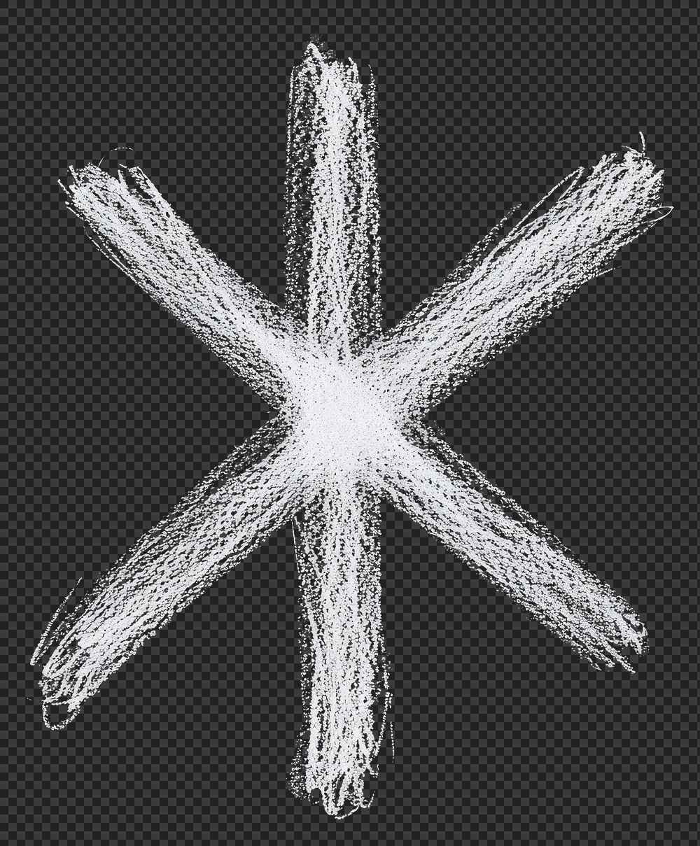 PNG white asterisk symbol illustration | Free PNG - rawpixel