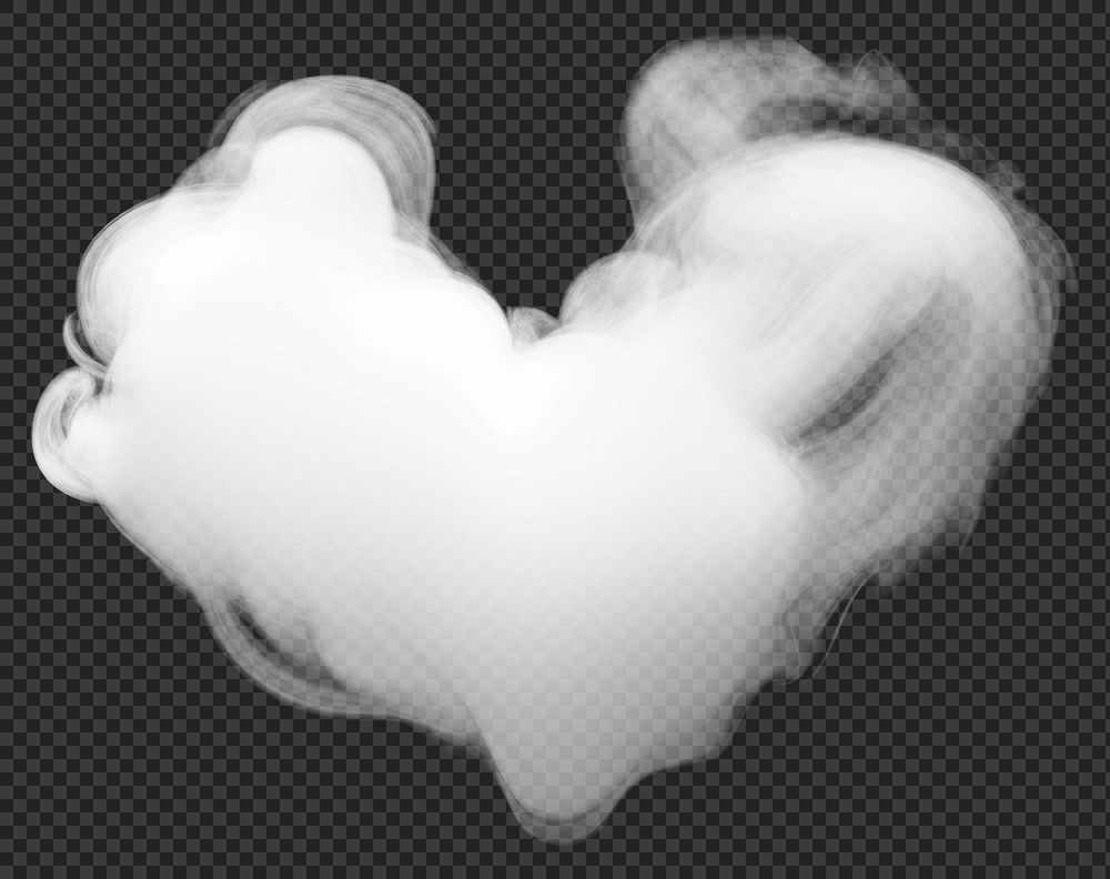 PNG Heart fog effect black | Free PNG - rawpixel
