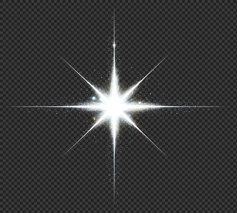 PNG Four-point star light flare | Free PNG - rawpixel