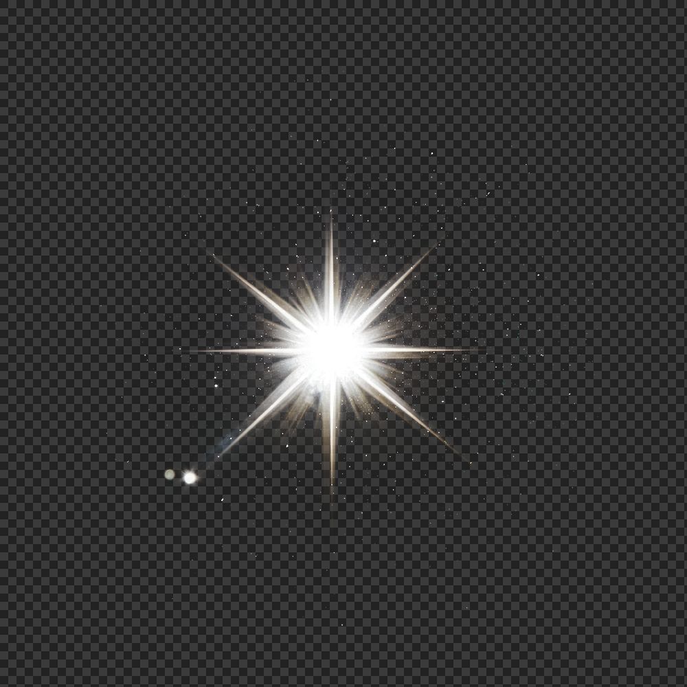 PNG Four-ray star light flare | Free PNG - rawpixel