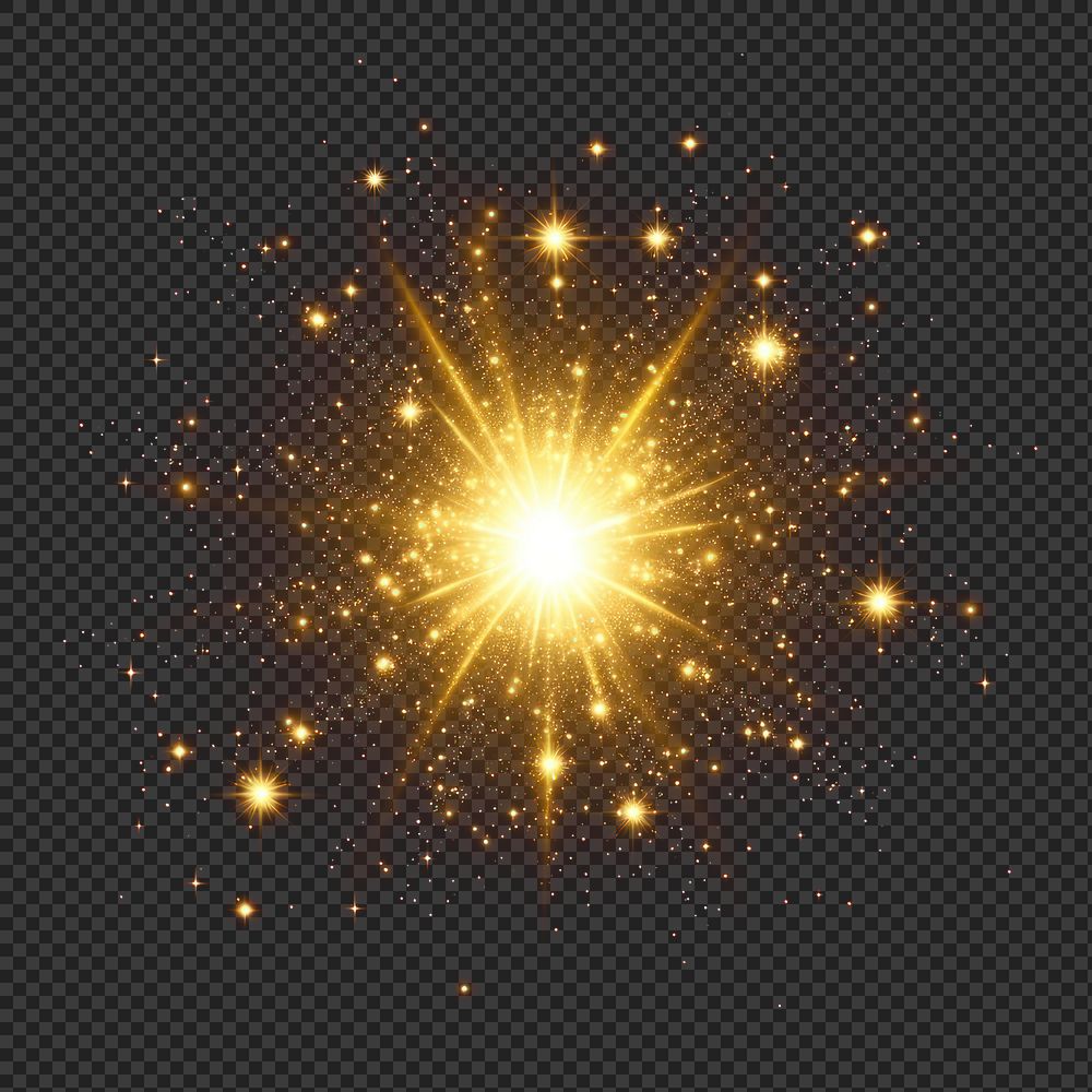 PNG vector glowing gold light | Free PNG - rawpixel