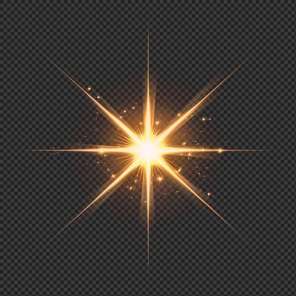 PNG vector glowing gold light | Free PNG - rawpixel