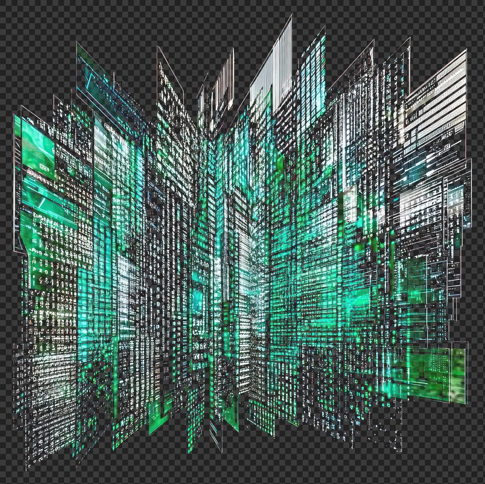 PNG single Futuristic coding element | Free PNG - rawpixel