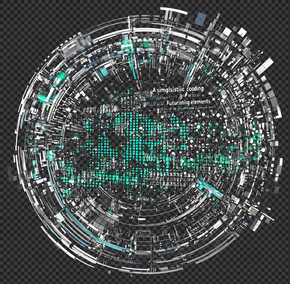 PNG single Futuristic coding elements | Free PNG - rawpixel