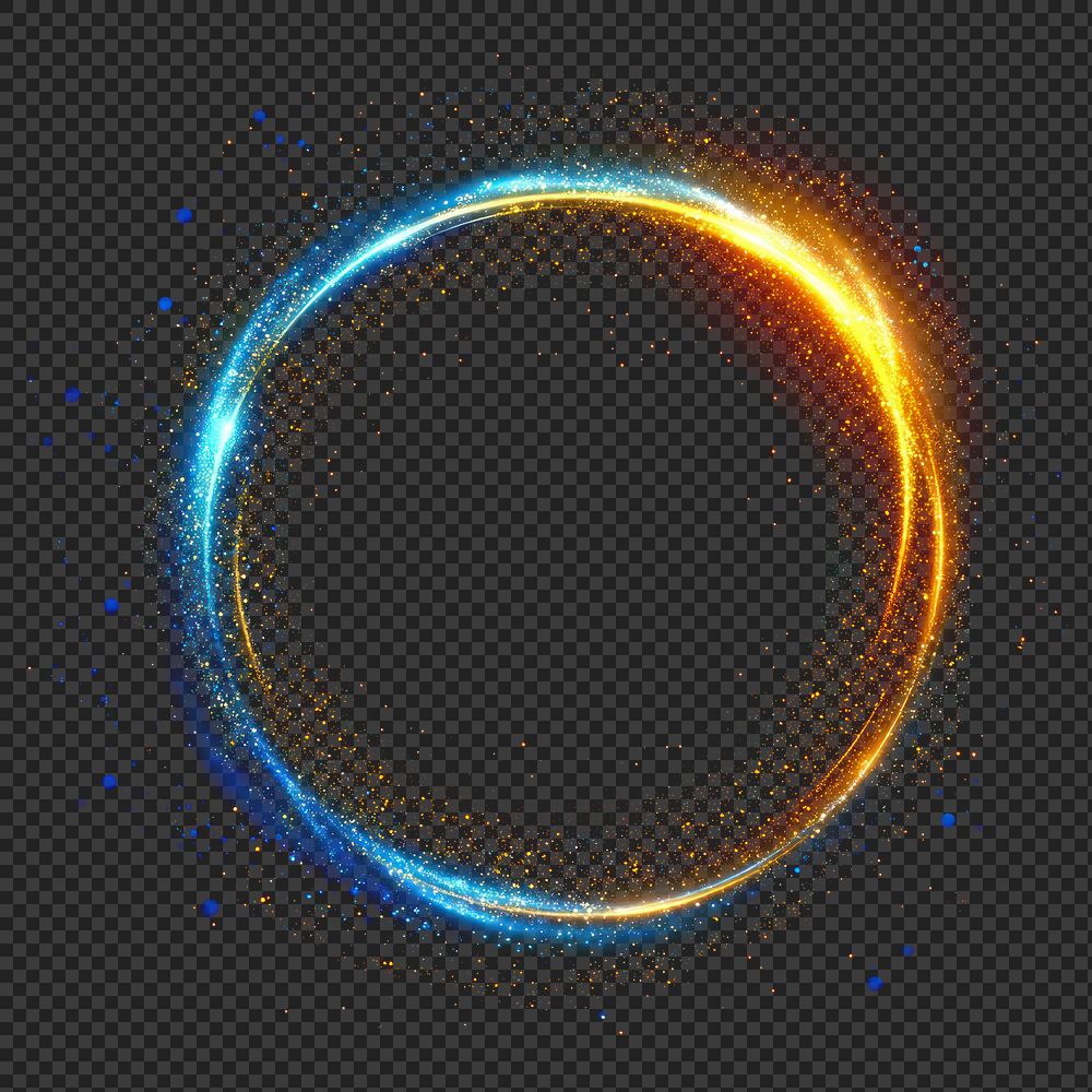 PNG Golden color light circle | Free PNG - rawpixel