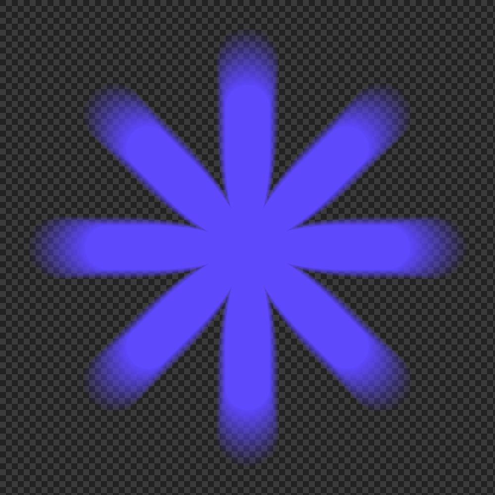 PNG Blue asterisk abstract symbol | Premium Icons - rawpixel