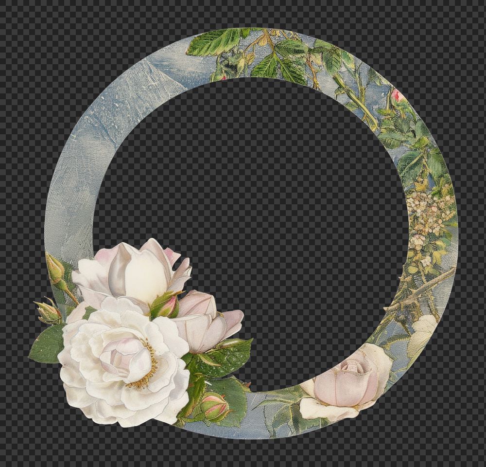 PNG Golden vintage roses frame | Free PNG - rawpixel
