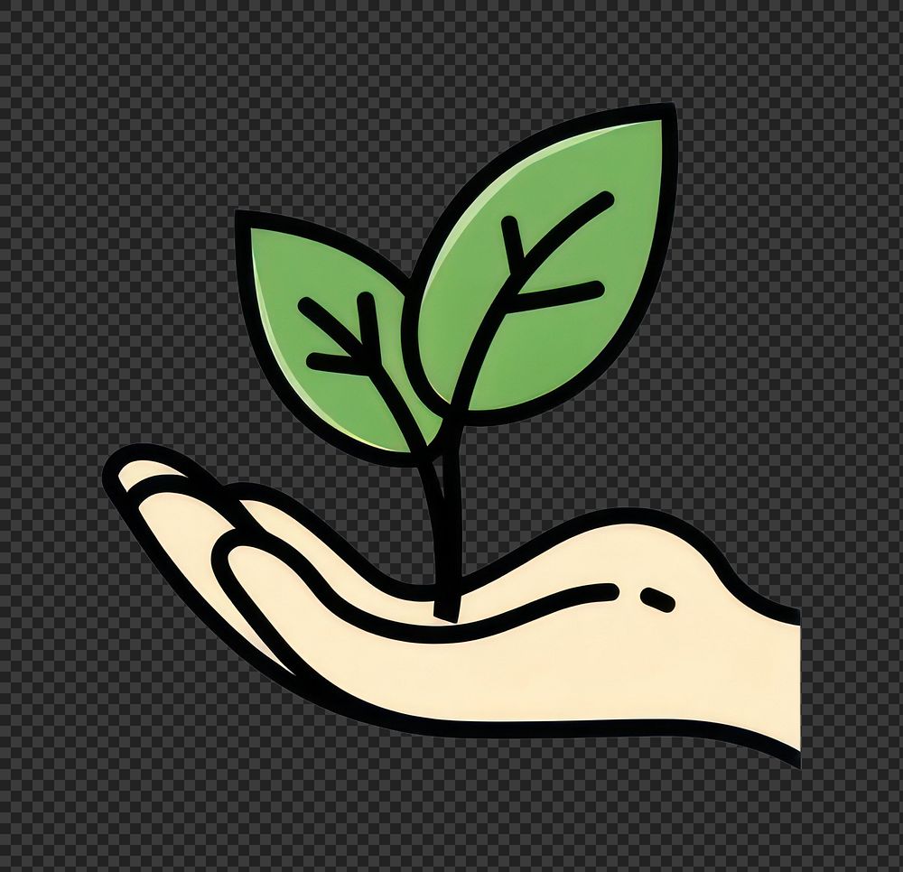 PNG Leaf environmental illustration holding | Free PNG - rawpixel