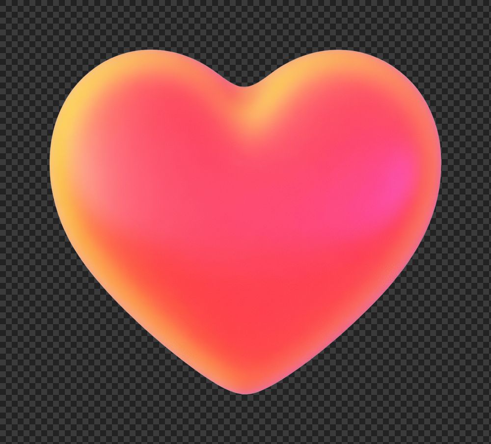 PNG red heart shape vibrant | Free PNG - rawpixel