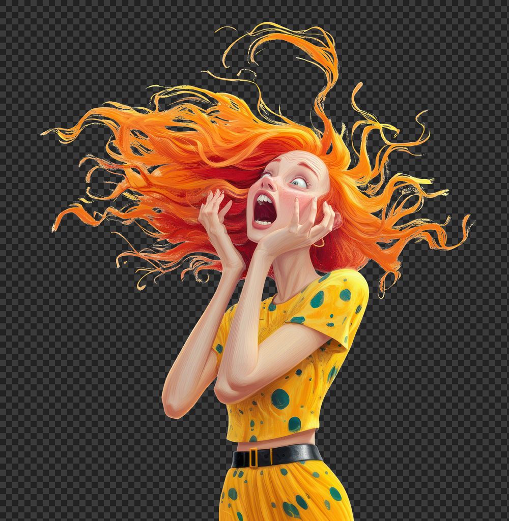 PNG Extreme heat humorous illustration | Free PNG - rawpixel