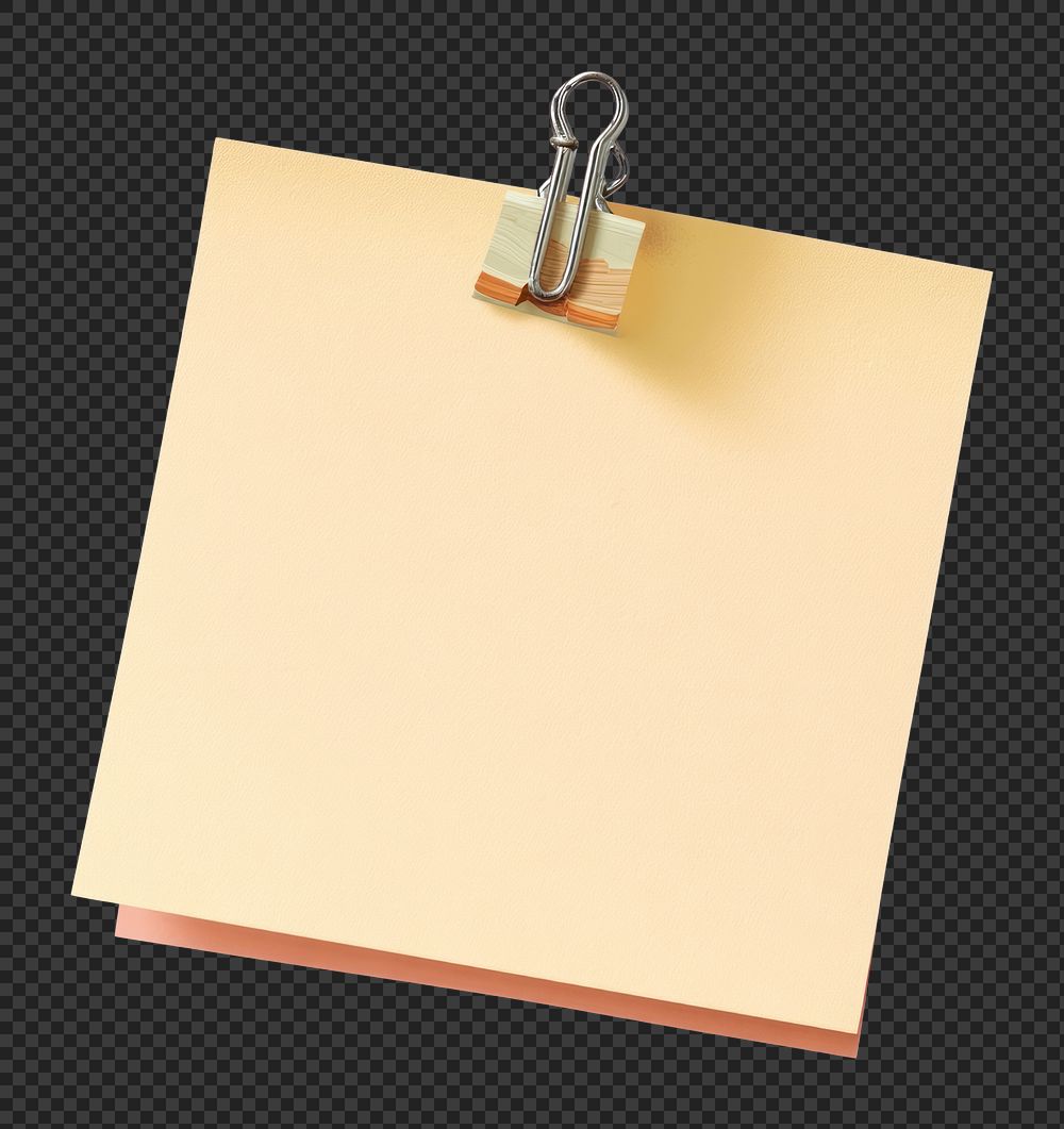 PNG Pastel beige post-it note | Free PNG - rawpixel