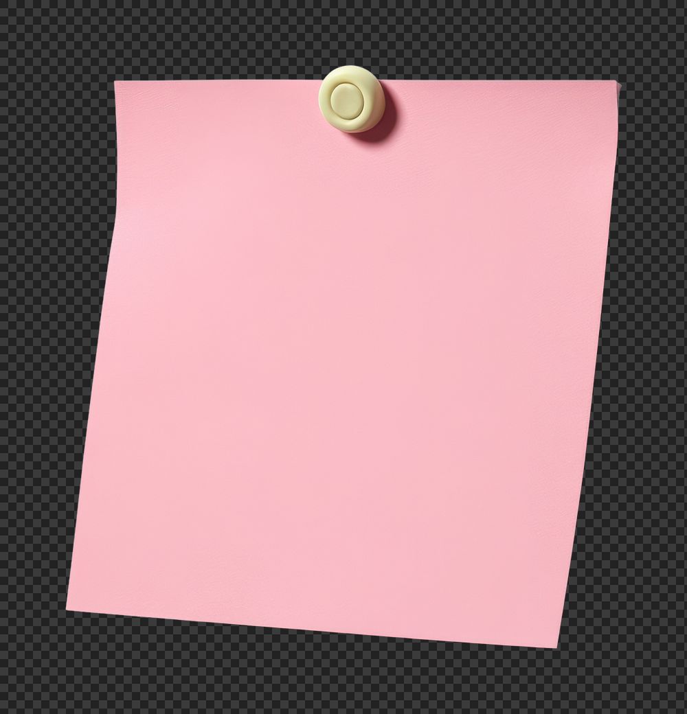 PNG Pastel pink post-it note | Free PNG - rawpixel