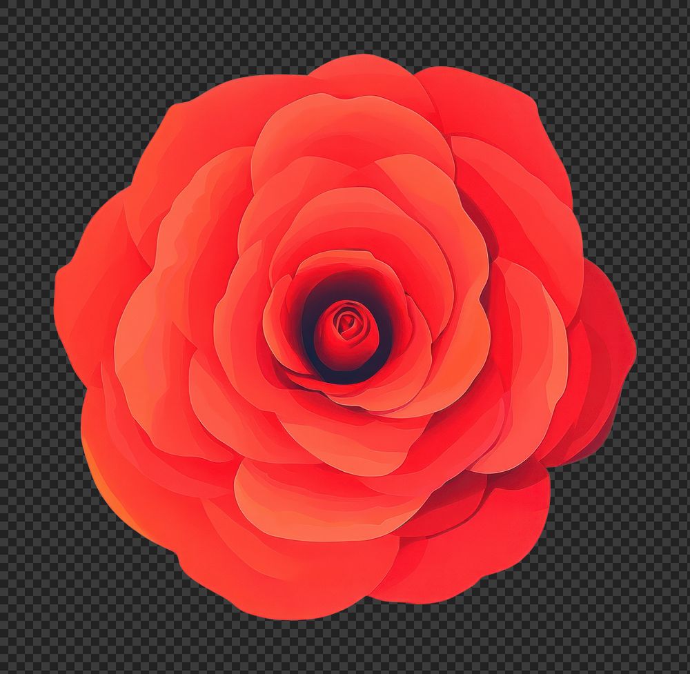 PNG Red rose flower illustration | Free PNG - rawpixel
