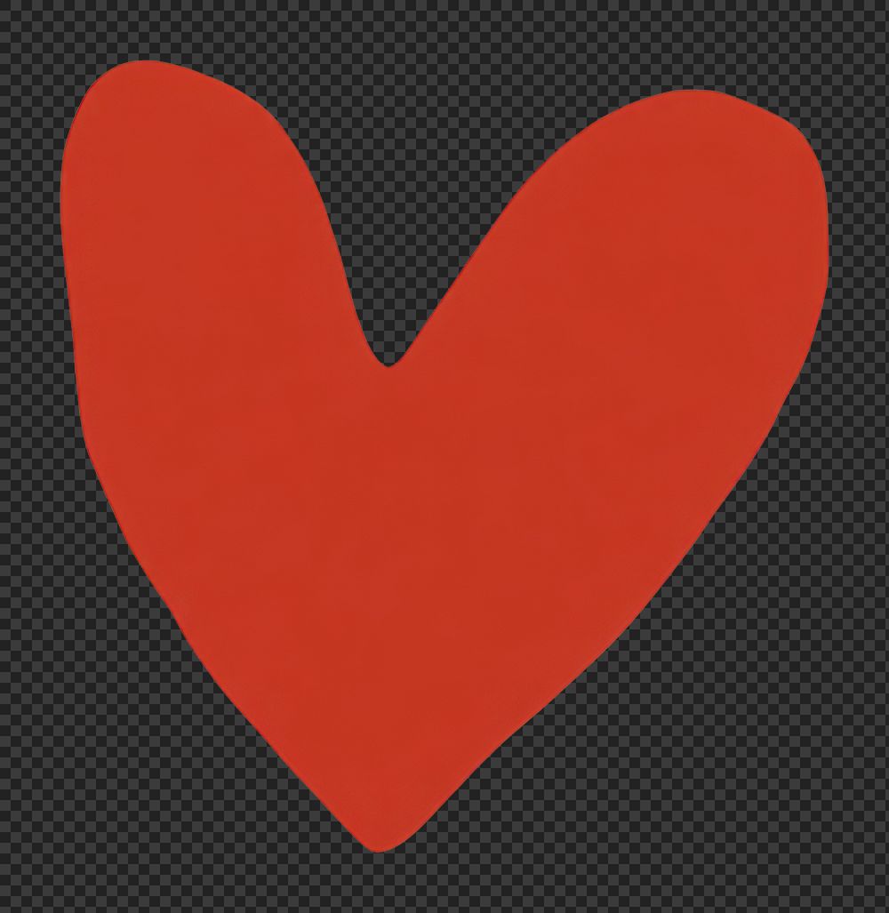 PNG Solid red heart illustration | Free PNG - rawpixel