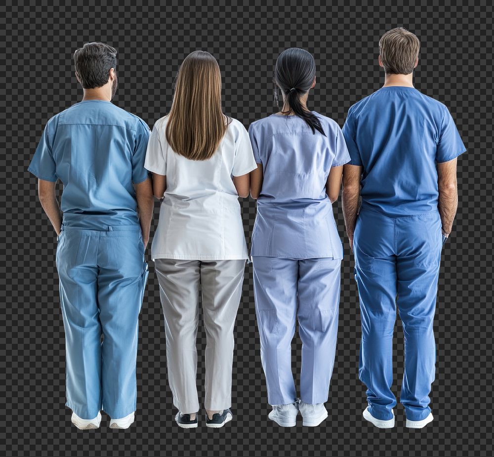 PNG Person people nurses back | Free PNG - rawpixel