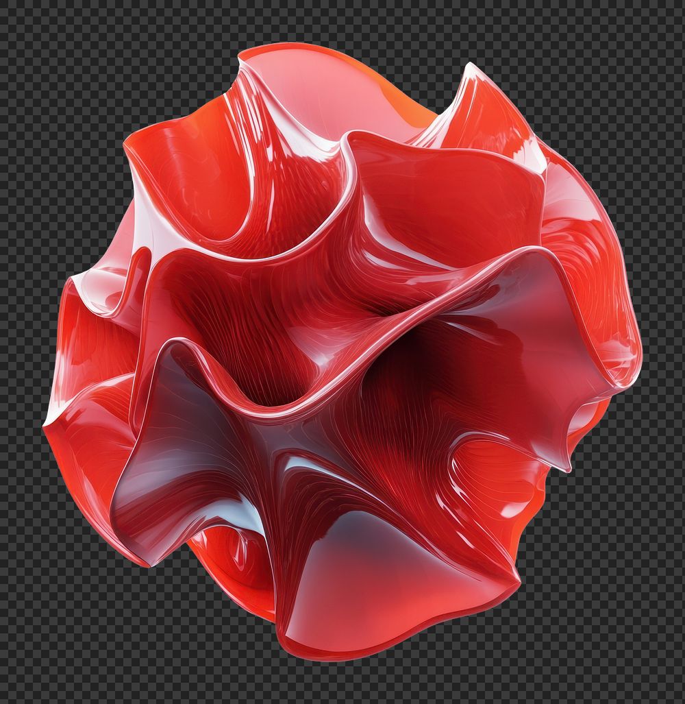 PNG Red organic shape form | Free PNG - rawpixel