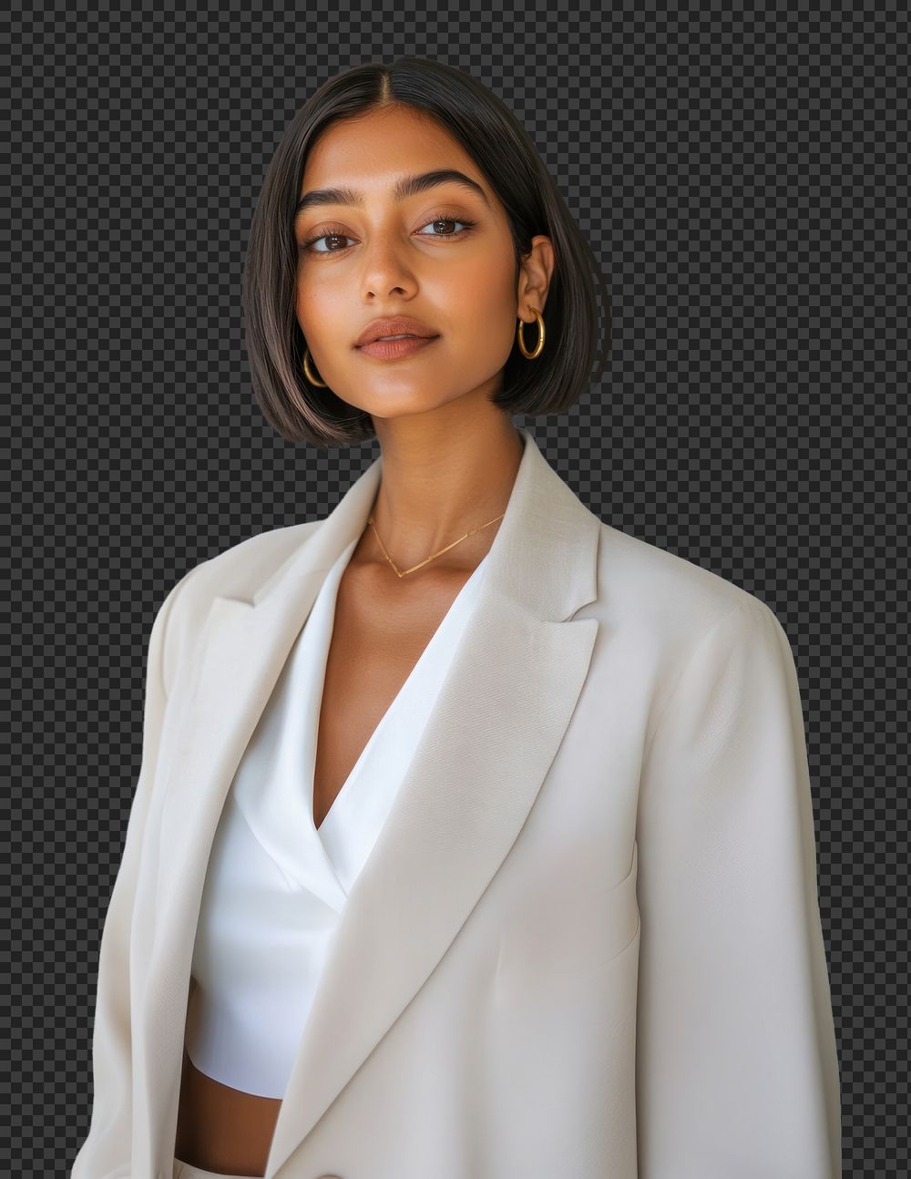 PNG Biracial mixed indian businesswoman | Free PNG - rawpixel