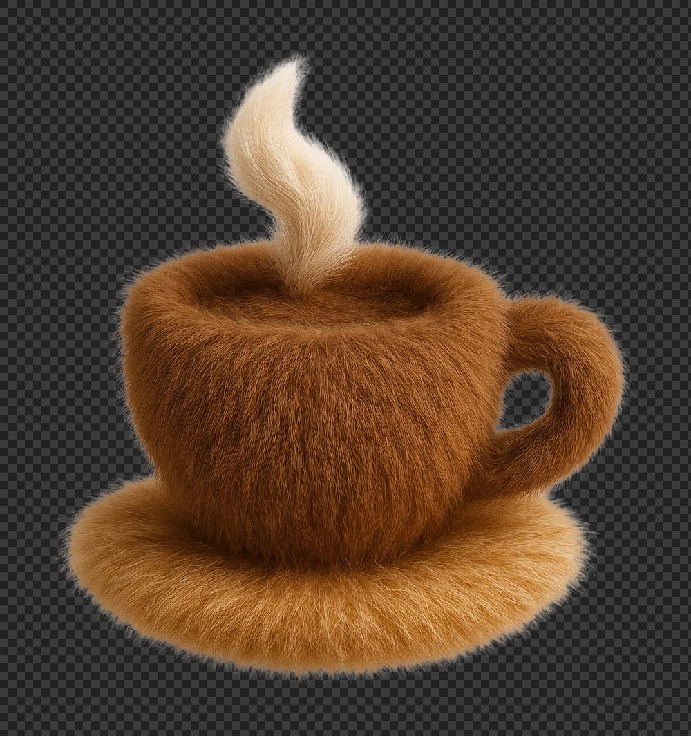 PNG Furry coffee cup illustration | Premium PNG - rawpixel