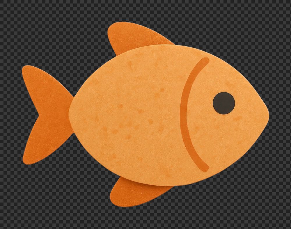 PNG Simple orange fish illustration | Free PNG - rawpixel