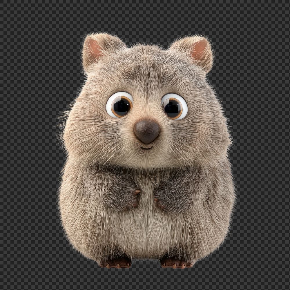 PNG Wombat illustration creature cartoon. | Free PNG - rawpixel