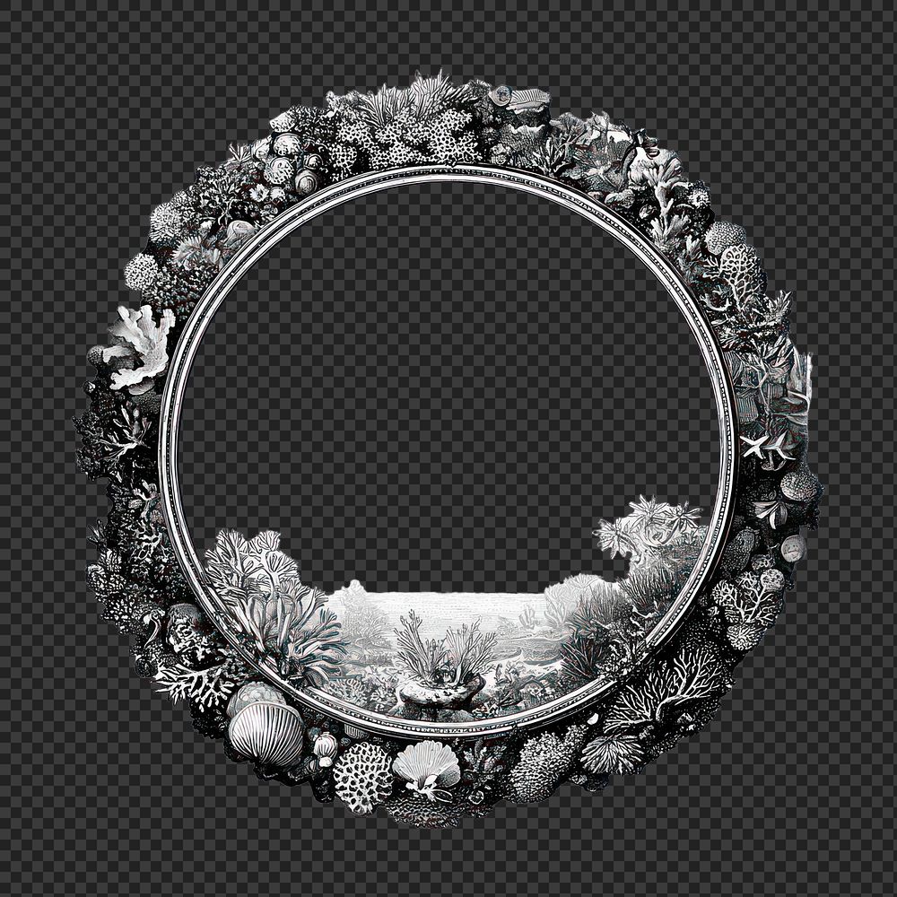 PNG Coral reef art circle | Premium PNG - rawpixel