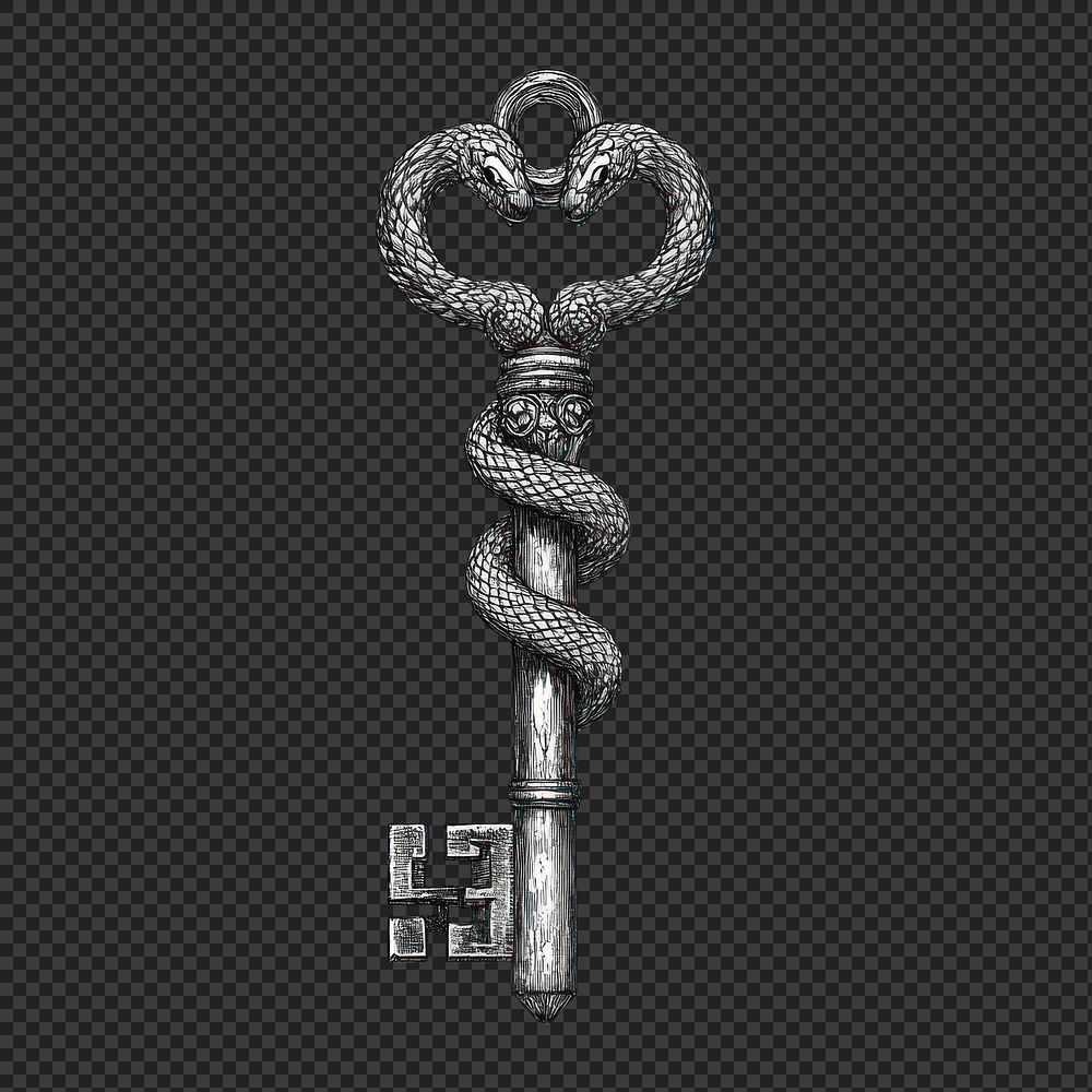PNG Key wrapped serpent coils | Free PNG - rawpixel