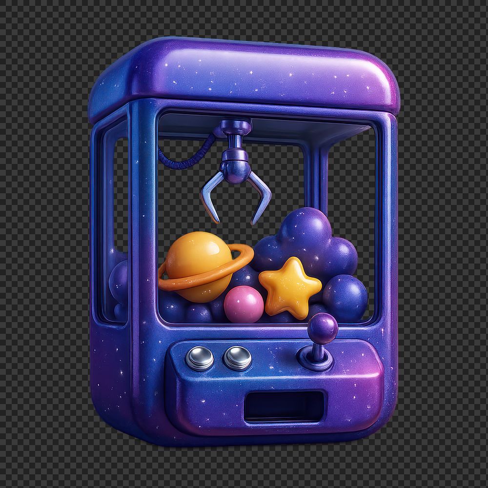 PNG Cosmic claw machine illustration | Free PNG - rawpixel