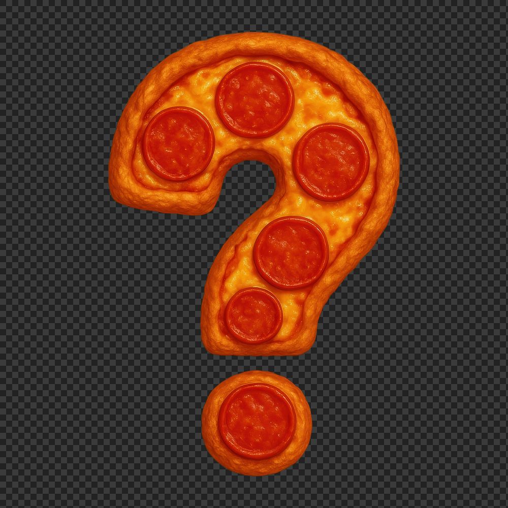 PNG Pizza question mark illustration | Free PNG - rawpixel