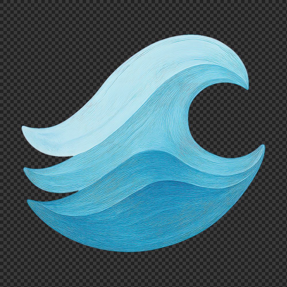 PNG Abstract ocean wave design | Free PNG - rawpixel