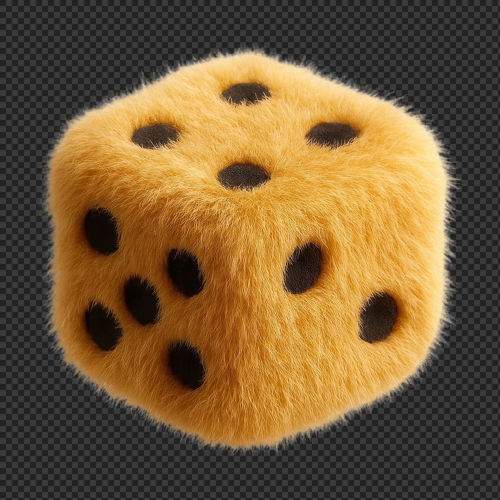 PNG Furry dice floating mysteriously | Free PNG - rawpixel