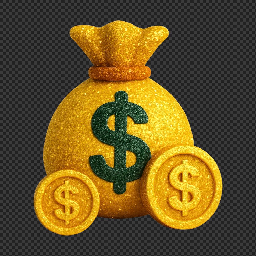 PNG Glittering wealth symbol illustration. | Free PNG - rawpixel