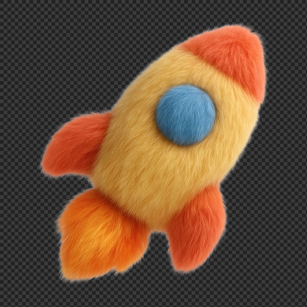 PNG Furry colorful rocket illustration | Free PNG - rawpixel