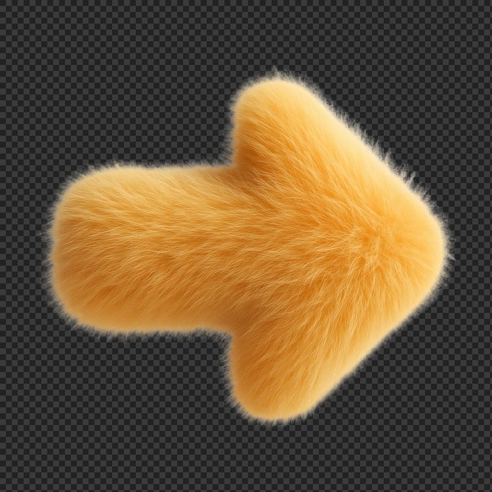 PNG Fluffy arrow pointing right | Free PNG - rawpixel