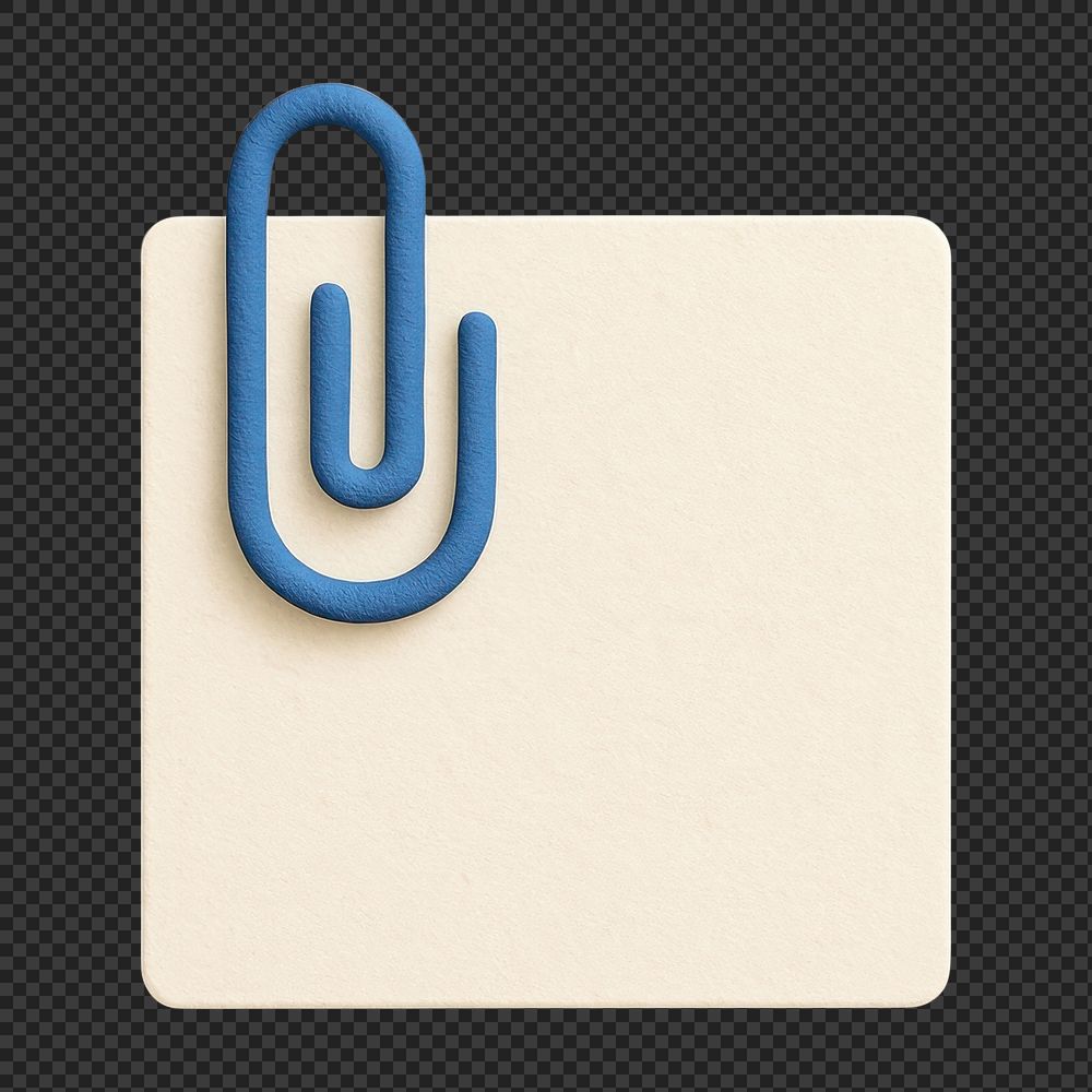 PNG Minimalist paperclip note design | Free PNG - rawpixel